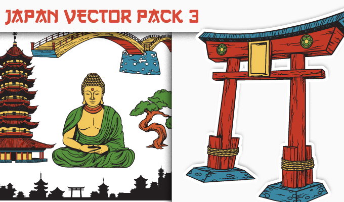 Japan Vector Pack 3 | Designious
