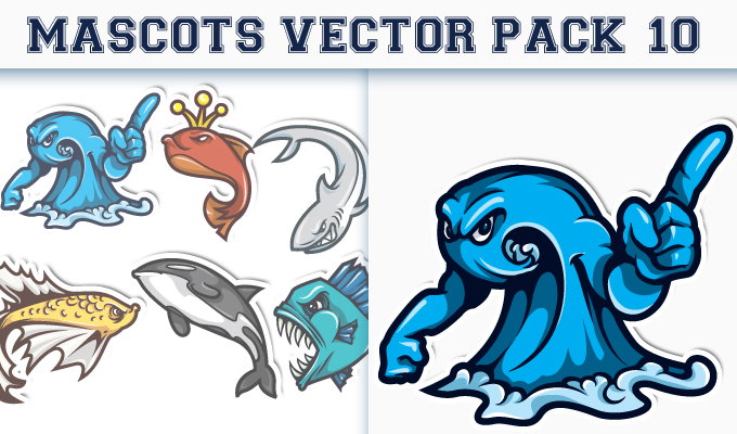 Mascots Vector Pack 10 | Designious