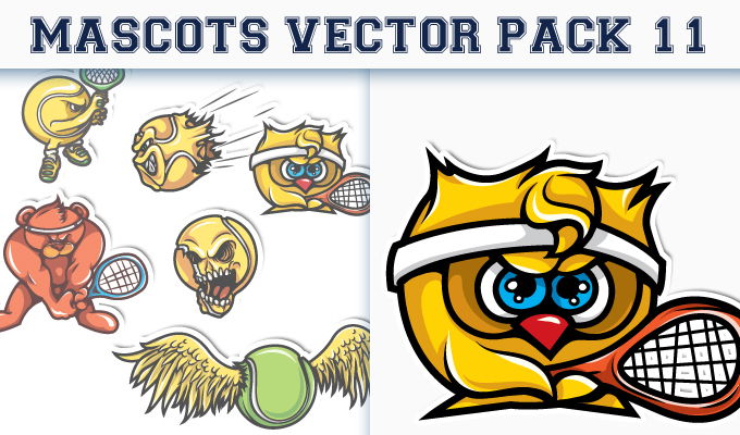 Mascots Vector Pack 11 | Designious