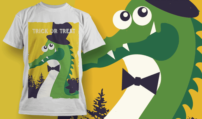 Trick Or Treat | T-Shirt Design Template 4096 | Designious