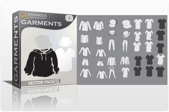 Garments vector pack | Designious