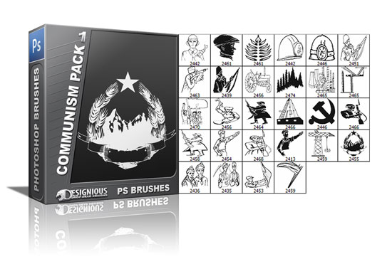 Communism brushes pack 1 | Designious