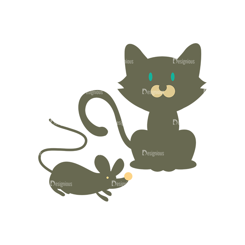 Cute Cats Icons Catandmouse Svg & Png Clipart | Designious