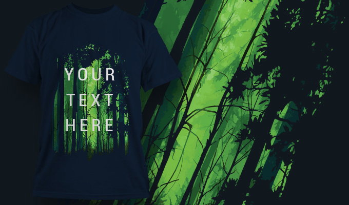 Forest T-Shirt Design 1426 | Designious