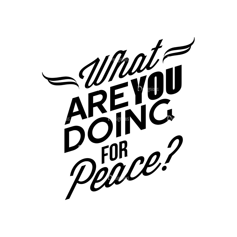 International Day Of Peace Typography 1 Vector Expanded Text 02 ...