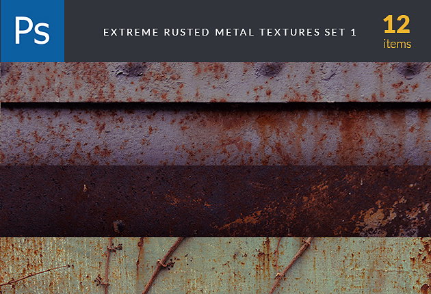 Extreme Rusted Metal Textures | Designious