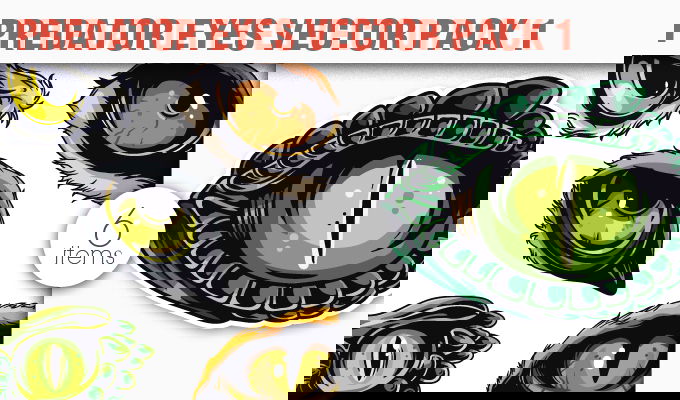 Predator Eyes Vector Pack 1