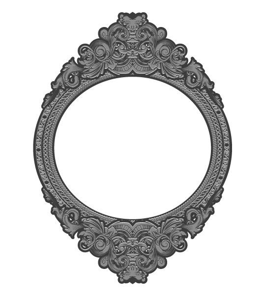 Frame, Floral Vector Design Engraved Floral Frame Vector Illustation