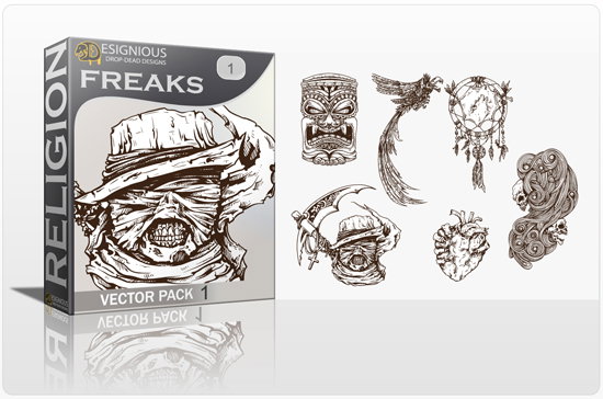 Freaks Vector Pack 1 | Designious