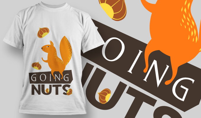 Doing nuts T-shirt Design 866