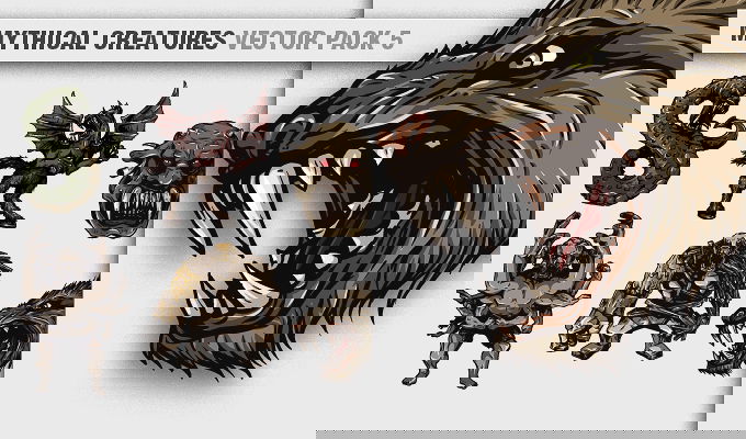 Mythical Creatures Vector Pack 5