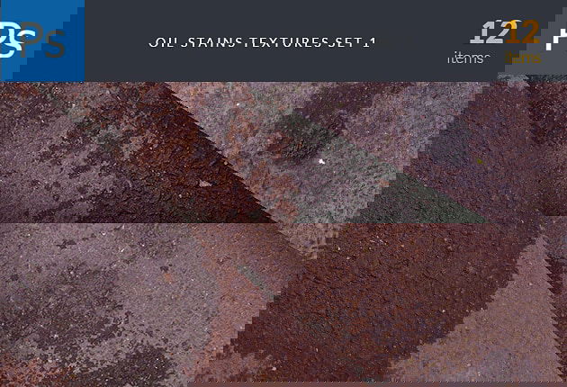 Oil Stains Textures Set 1 | Designious