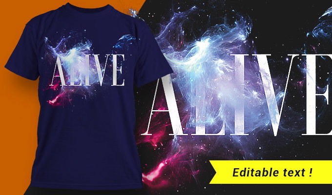 Alive T-shirt Design