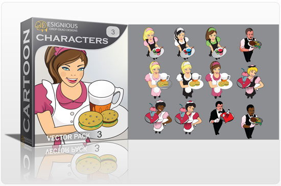 Characters Vector Pack 3 Designious