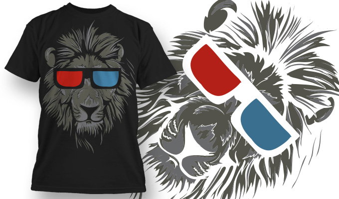 Lion T-shirt Design 829